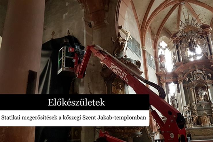 Megerősítik a kőszegi Szent Jakab templom falait