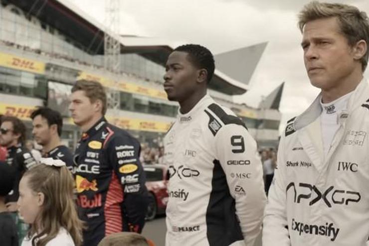 Brad Pitt a Hungaroringen forgat